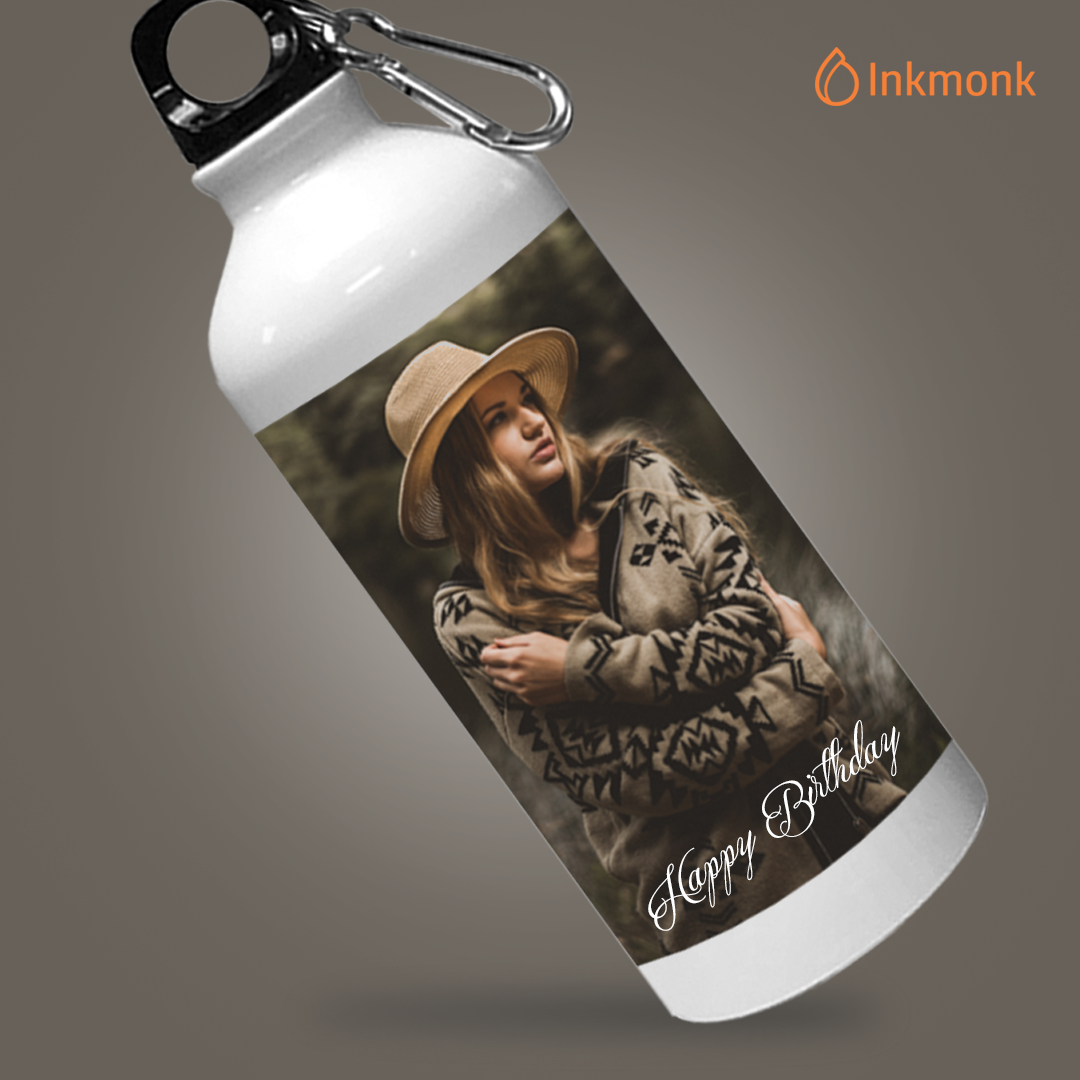 Custom printed water bottles | Customized bottles online India | Inkmonk