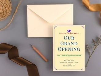 Business Invitations Cards Printing- Print your own Professional ...