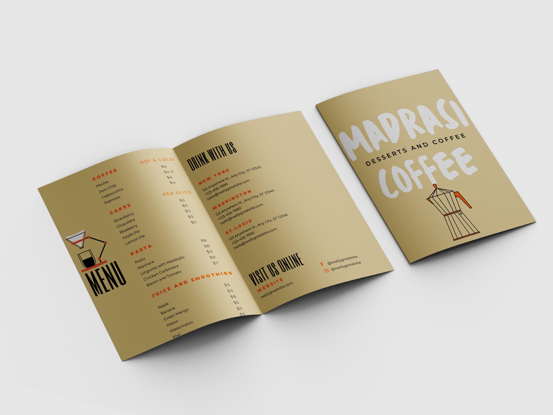 A5 Half Fold Brochure Printing Best Quality Bi fold Brochure Printing 